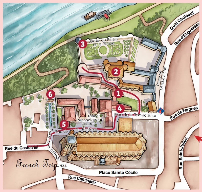 Туристические маршруты по Альби (Albi), Франция - с картой и описанием
