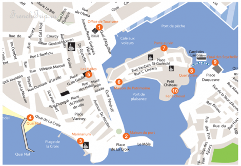 Concarneau (Конкарно), Бретань, Франция - путеводитель по городу